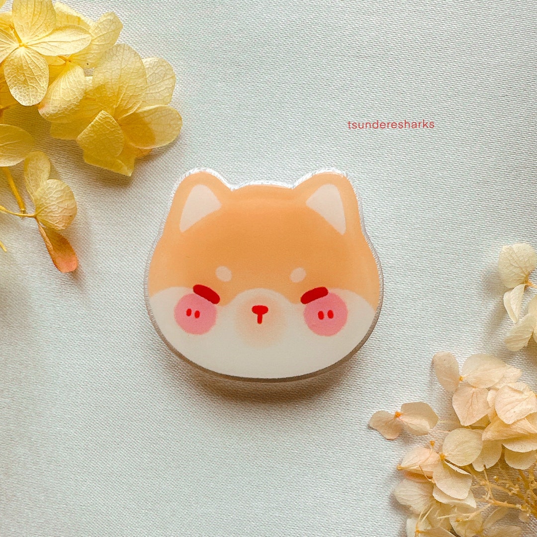 Shiba Inu Phone Grip Holder Acrylic Cute Kawaii Pretty Accessories ...