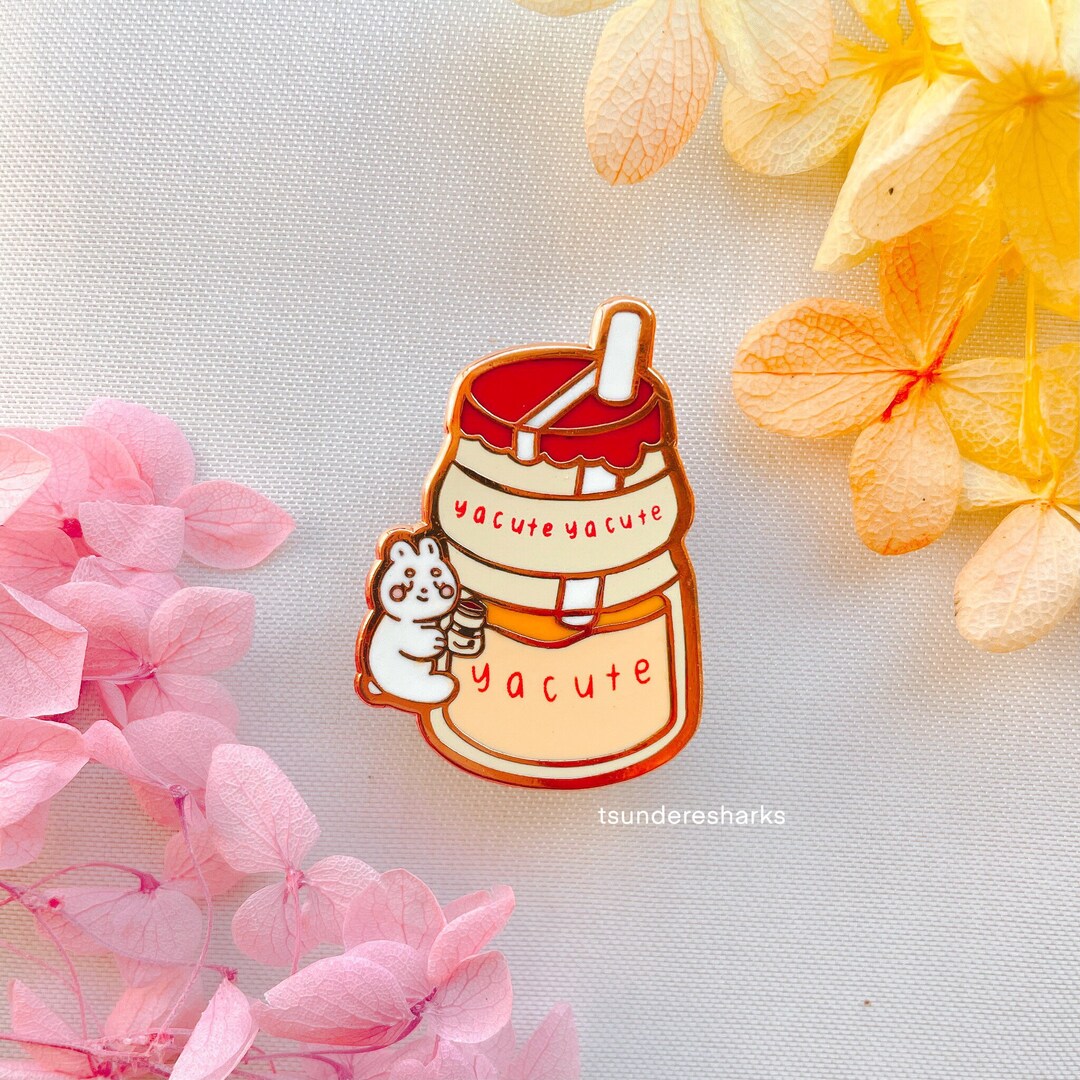Yacute Enamel Pin Yakult Asian Yogurt Drinks Food Cute - Etsy