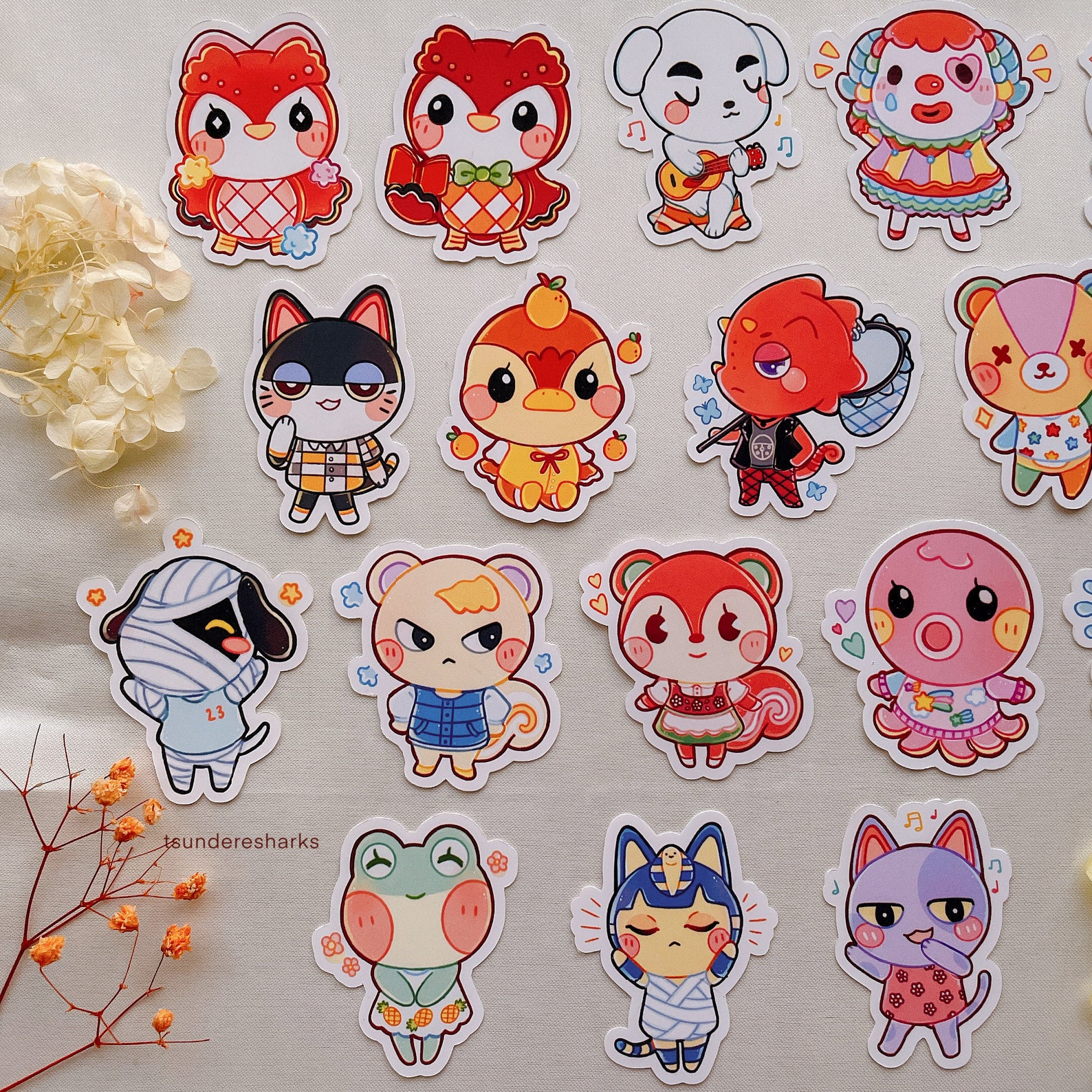 Animal Crossing ACNH Villagers Vinyl Stickers New Horizons | Etsy