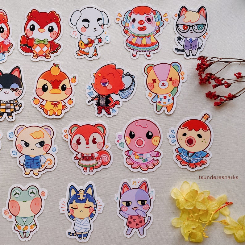 Animal Crossing ACNH Villagers Vinyl Stickers New Horizons - Etsy