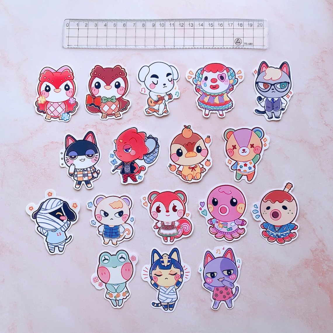 Animal Crossing ACNH Villagers Vinyl Stickers New Horizons | Etsy