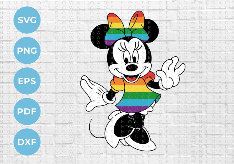 Mouse Pride Flag // LGBTQ+ Pride // Digital File Download // Svg Png ...