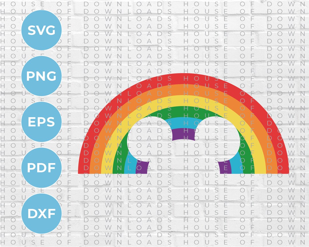 Mouse Rainbow // LGBTQ+ Pride // Digital File Download // Svg Png Eps ...