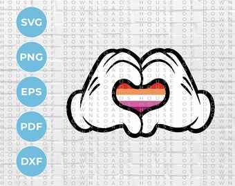 Mouse Head // LGBTQ Pride // Digital File Download // Svg Png Eps Pdf ...