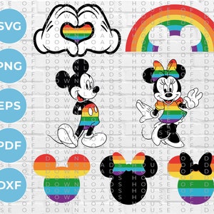 Rainbow Mouse Pride Bundle // LGBTQ+ Pride // Digital File Download ...
