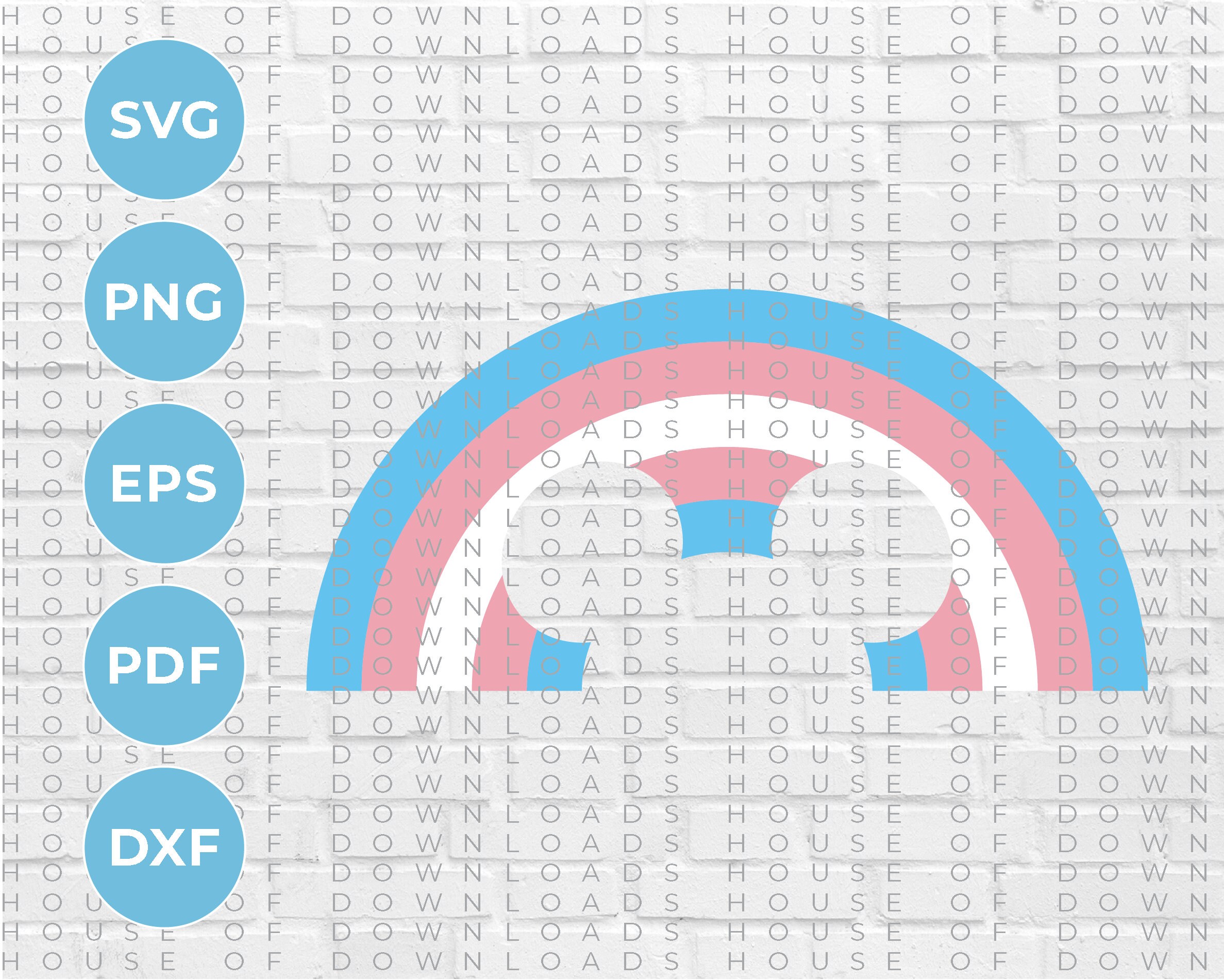 Mouse Transgender Flag Rainbow // LGBTQ+ Pride // Digital File Download ...