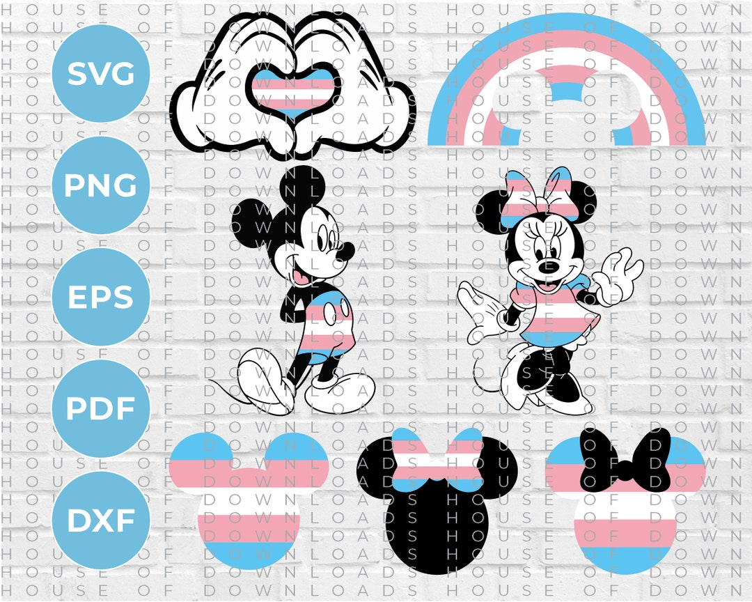 Transgender Flag Mouse Pride Bundle // LGBTQ+ Pride // Digital File ...