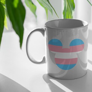 Mouse Head Transgender Flag // LGBTQ+ Pride // Svg Png Eps Pdf Dxf ...