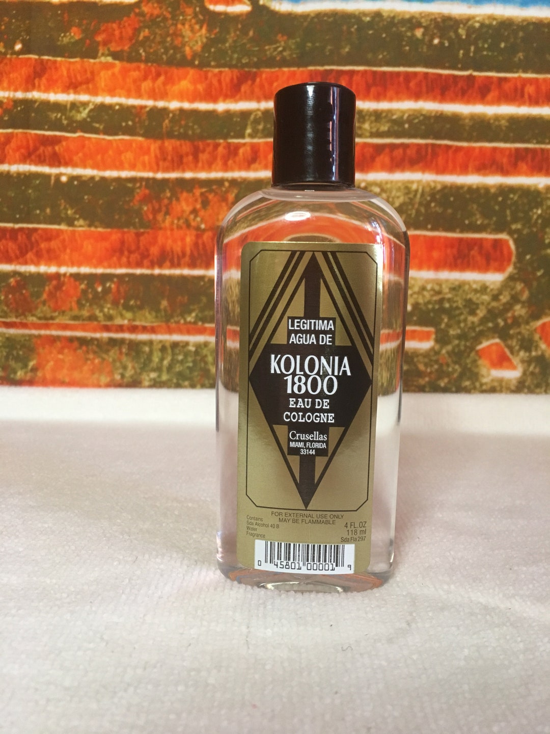 Kolonia 1800 4fl Oz eau De Cologne Plastic Bottle - Etsy