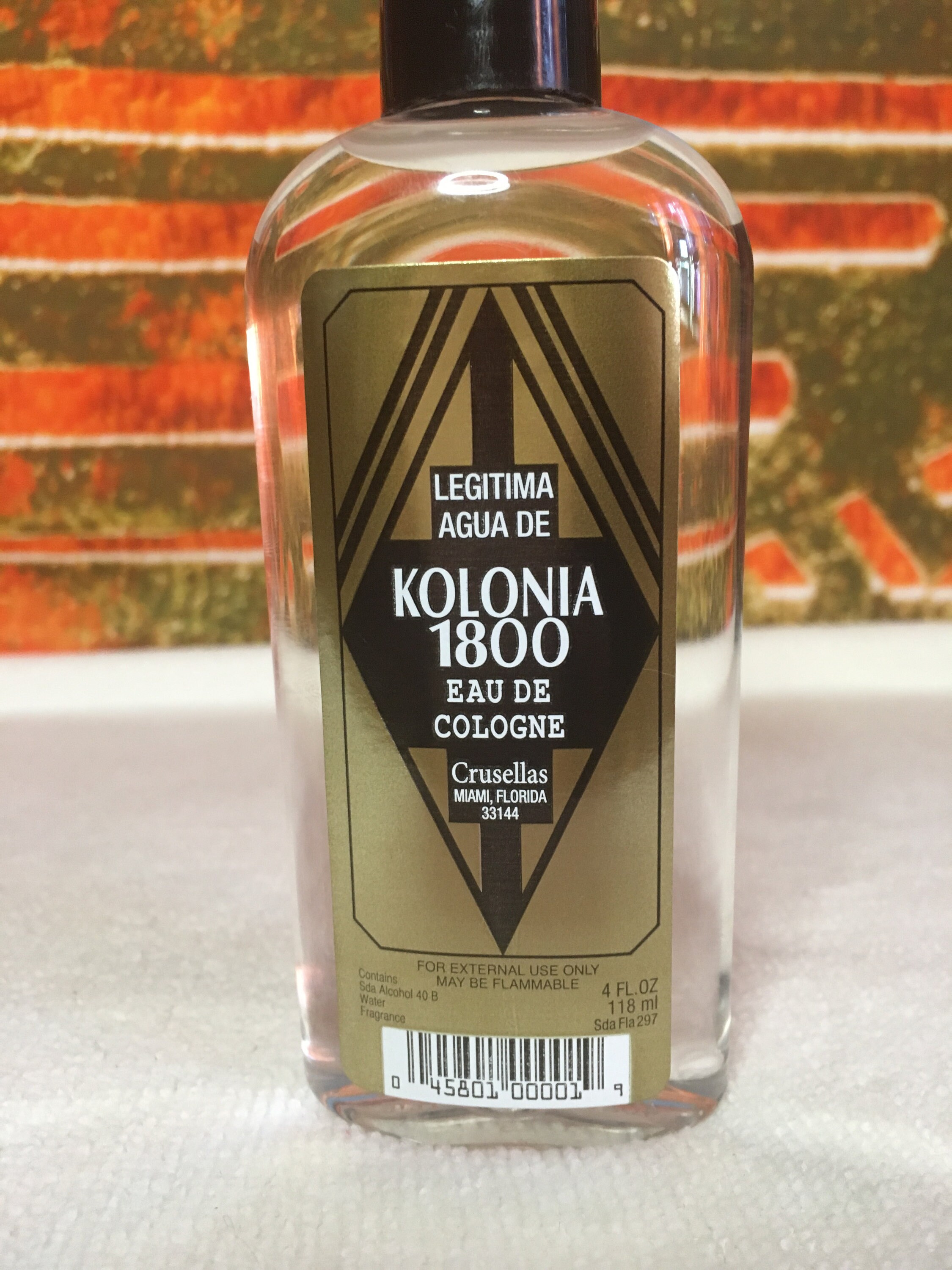 Kolonia 1800 4fl Oz eau De Cologne Plastic Bottle - Etsy