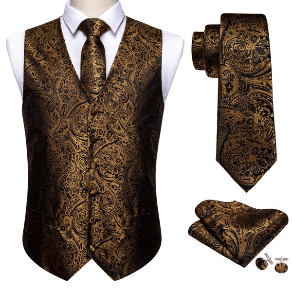 Gold Vest - Etsy