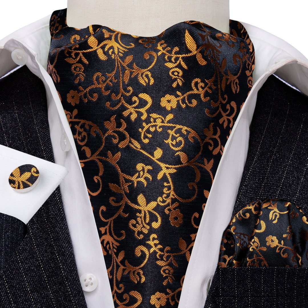 B ® Mens Ascot Ties Tie Set T-rex Gold Blue Pink Black Red - Etsy