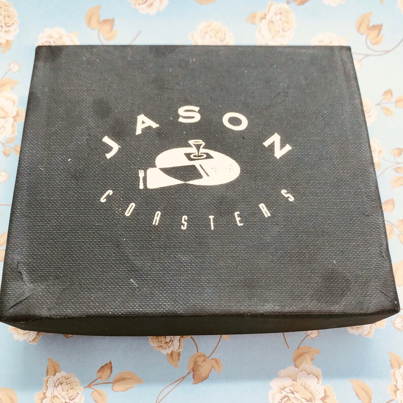 Vintage Coaster Set Deborah K. Ellis Watercolour Print Set of Six ...