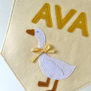 Goose Fabric Banner - Personalised - Nursery Wall Decor - Kids Room ...