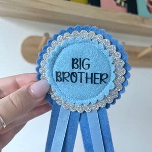 Big Brother Felt Badge - Felt Badge- Felt Broach - Big Sister Badge ...