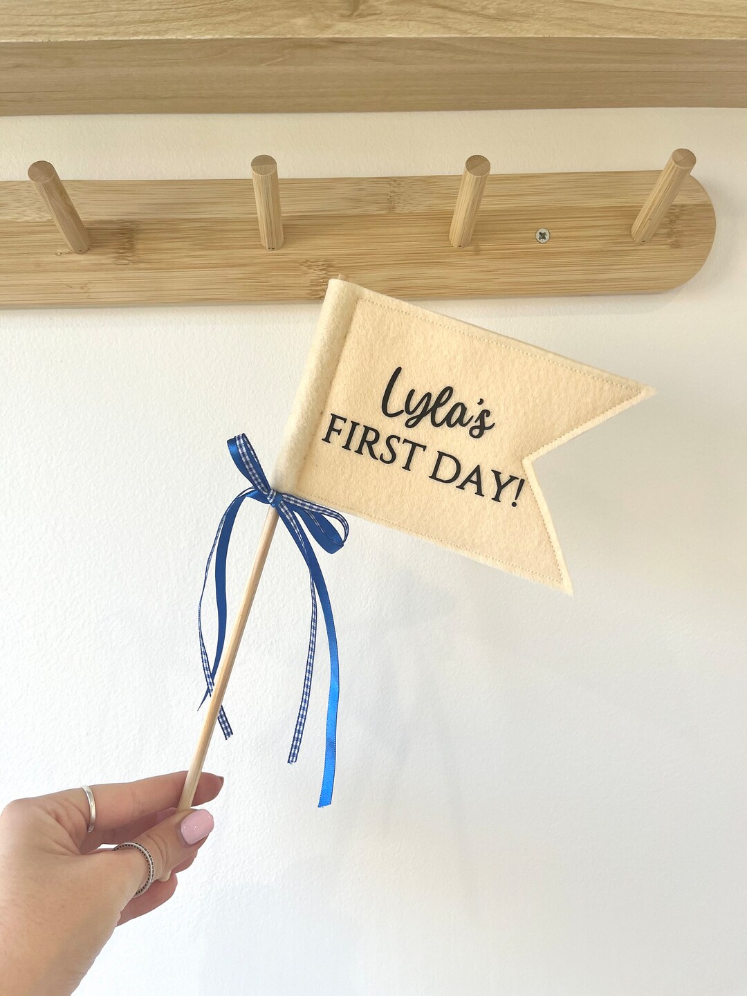 School First Day Flag - First Day of School Photo - First Day of School ...