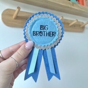 Big Brother Felt Badge - Felt Badge- Felt Broach - Big Sister Badge ...