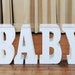 Large Foam 30in Table Base Foam Letters BABY - Etsy