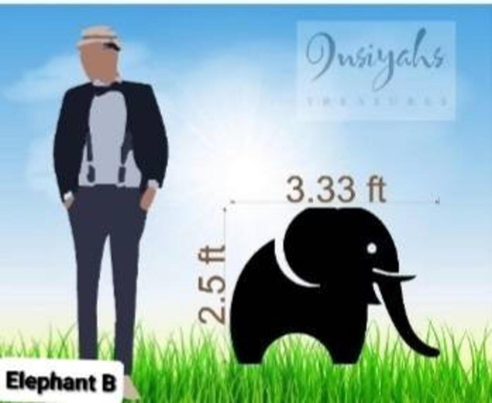 3D Large Styrofoam Elephant Table Base Elephant Backdropand | Etsy