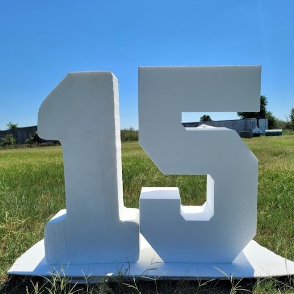 Giant Numbers - Etsy