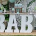 Big Foam Letters Baby Foam Letters, Perfect Baby Shower Decor,table ...