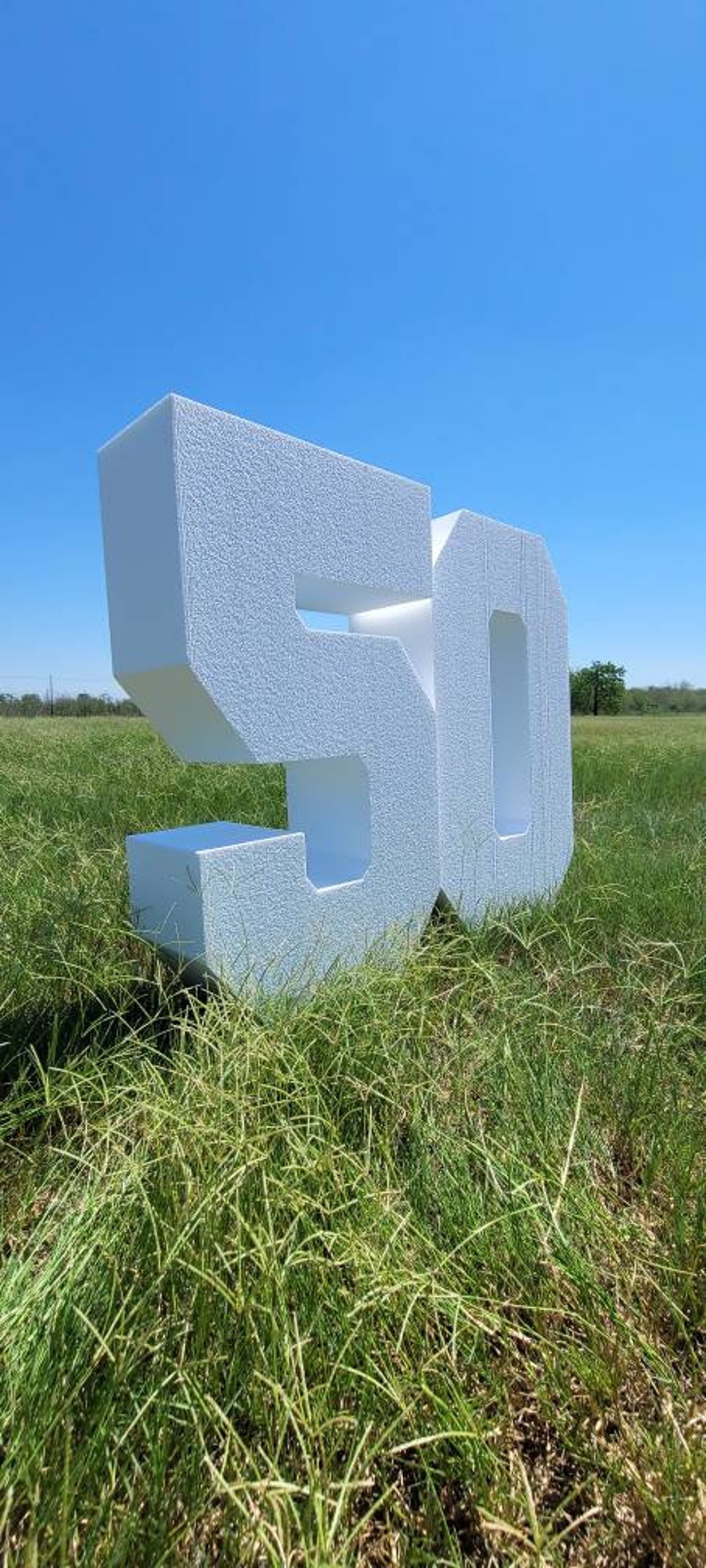 Big Foam Numbers 50. 30in Tall and 8in Thick. for Any Two Numbers. - Etsy