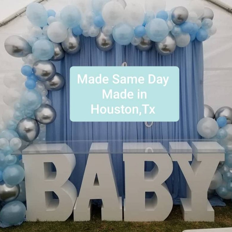 Giant Baby Letters - Etsy