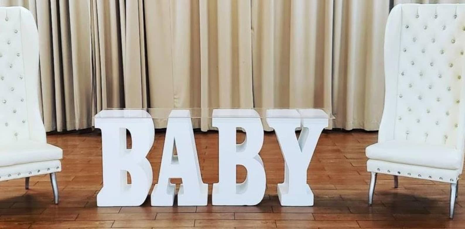 Big Foam Letters Baby Foam Letters Perfect Baby Shower - Etsy