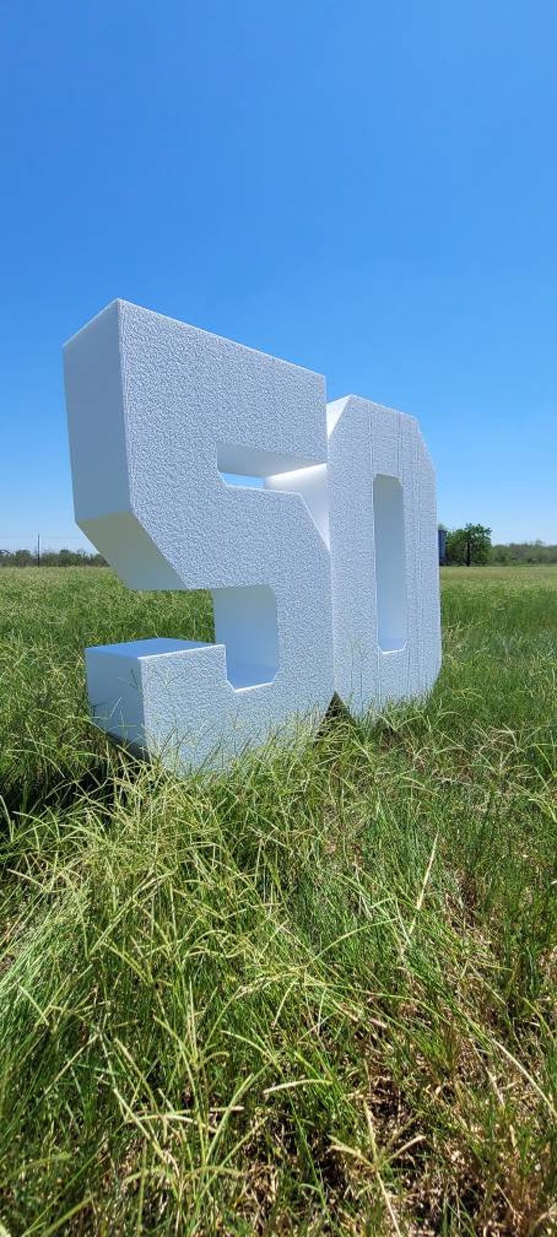 Big Foam Numbers 50. 30in Tall and 8in Thick. for Any Two Numbers. - Etsy