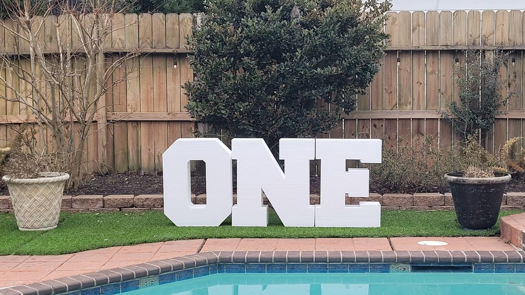 Giant Foam Letters: 3-letter Custom Table Base, Party Prop - Etsy