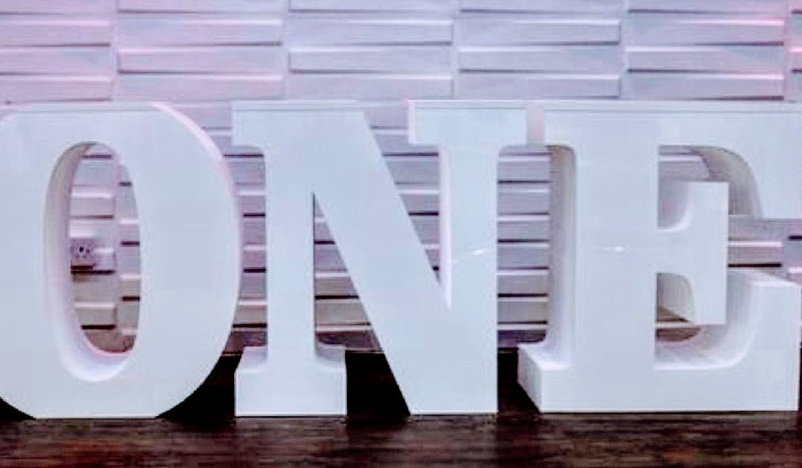 One Foam Letter One Table Base 1st Birthday Party, Baby Shower, and ...