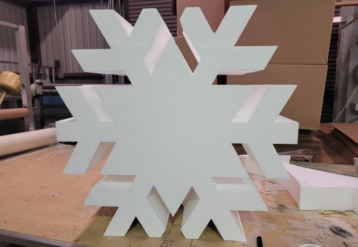 Foam Snowflake: Winter Wonderland Table Base, Backdrop Prop - Etsy