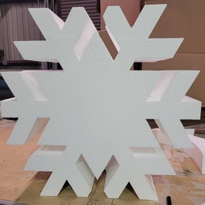 Foam Snowflake: Winter Wonderland Table Base, Backdrop Prop - Etsy