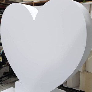 Giant Foam Heart Sign: 30-inch Photo Prop, Wedding Decor - Etsy