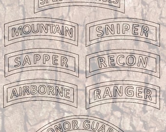 Recon Tab Svg | Etsy New Zealand