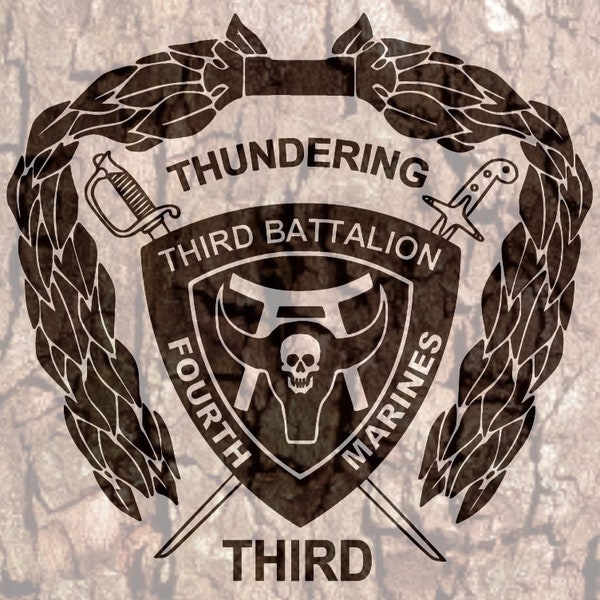3rd Battalion 3rd Marines Logo - Etsy UK