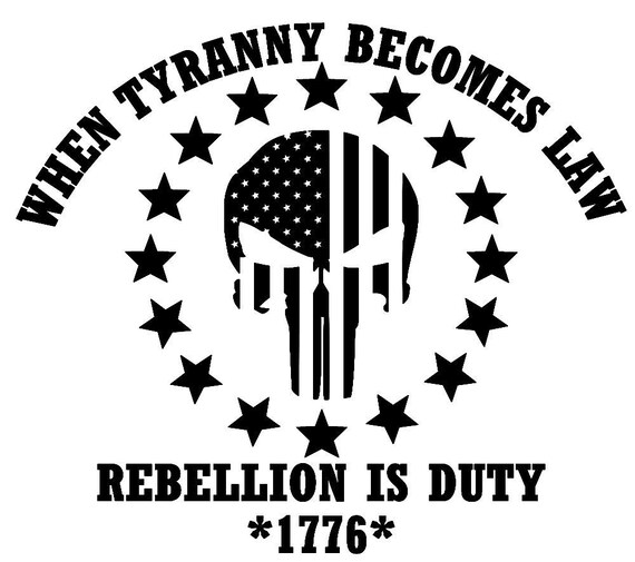 When Tyranny Becomes Law Graphic Logo Image File Download - Etsy