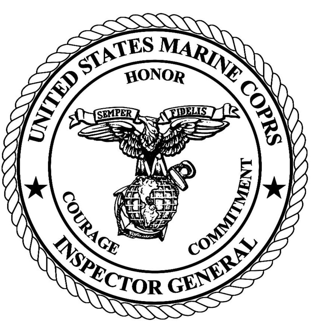 Inspector General USMC IG Marine Corps Usmc Honor - Etsy