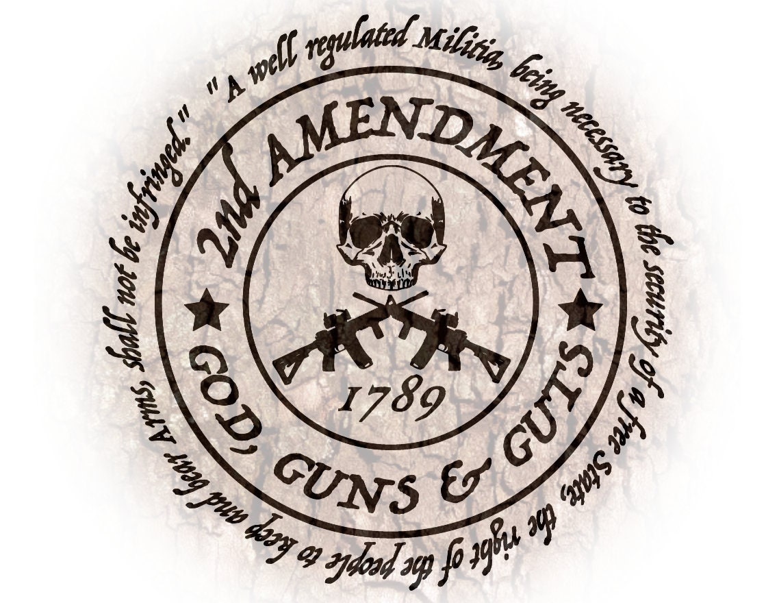 2nd Amendment SVG Vinyl CNC Laser Second Amendment - Etsy