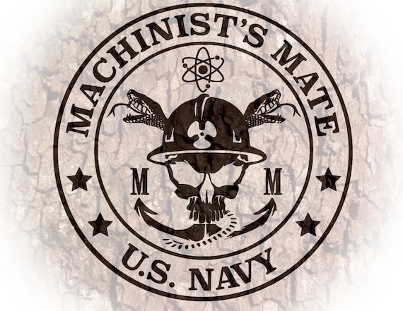 US Navy Machinist's Mate Emblem Digital Download SVG | Etsy UK