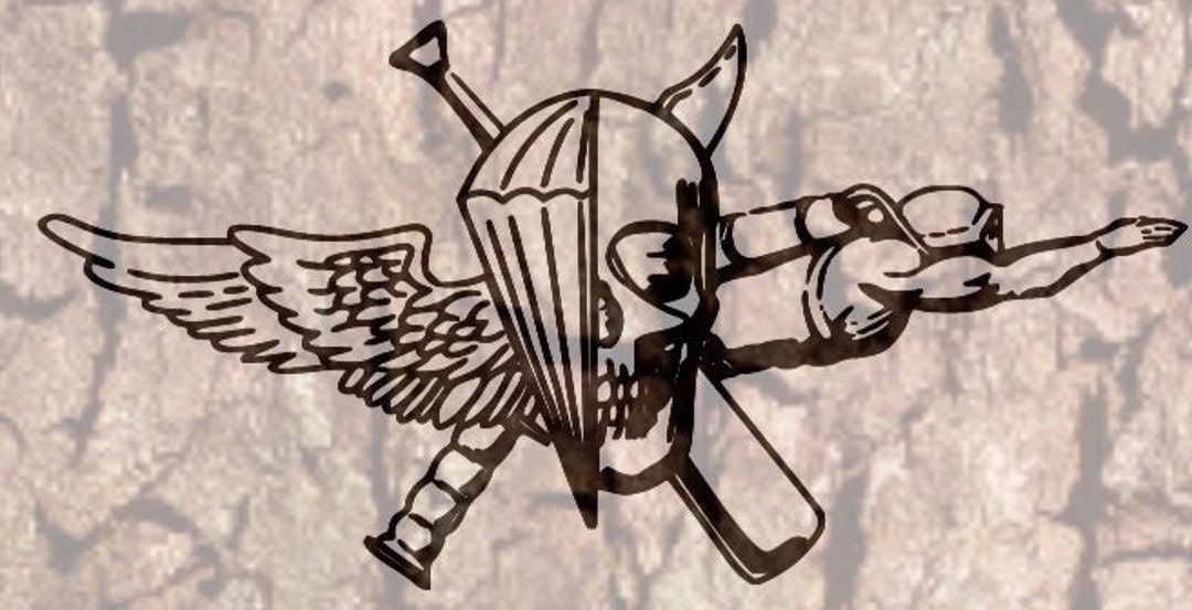 Recon Jack Emblem Marine Reconnaissance Marine Corps Skull - Etsy Norway