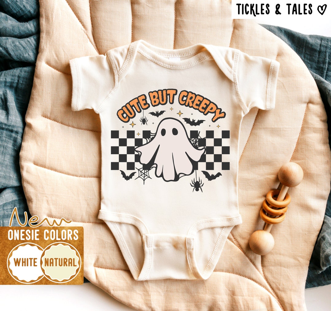 Cute but Creepy Baby Onesie® - Retro Halloween Kids Shirt - Etsy