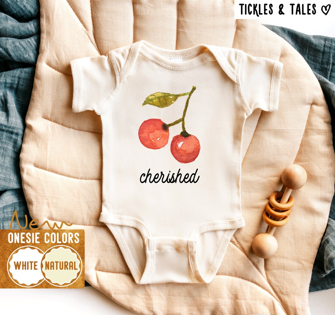 Cherry Baby Onesie®: Cherished Fruit Bodysuit - Etsy