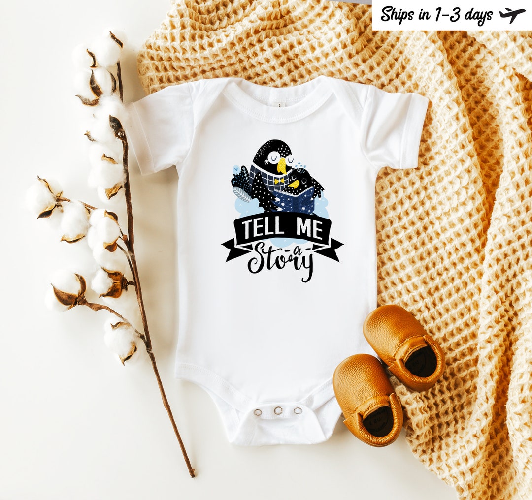 Tell Me A Story Baby Onesie® - Reading Baby Bodysuit - Etsy