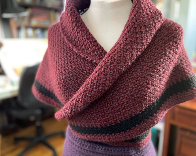 Wool Sontag,crochet Wool, Shawl,outlander Shawl,civil War Sontag,little ...