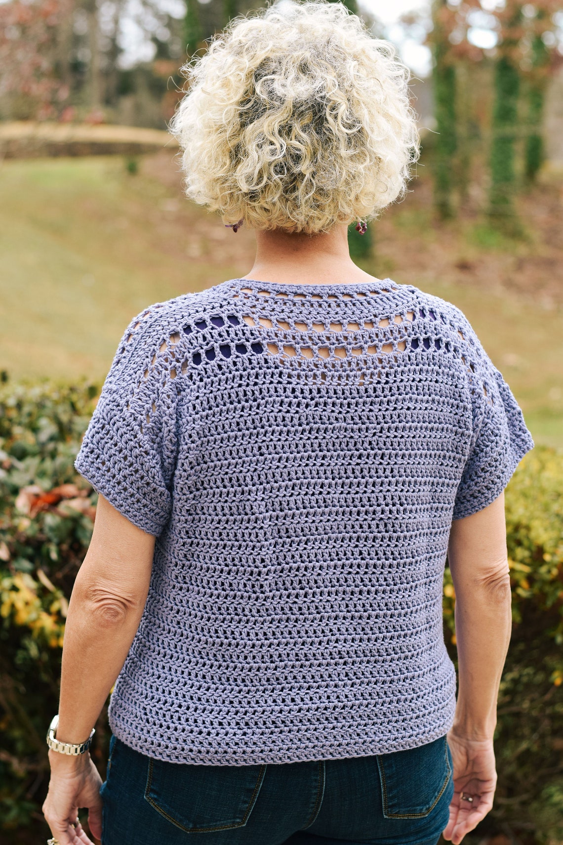 Easy Lavender & Lace Top - Etsy