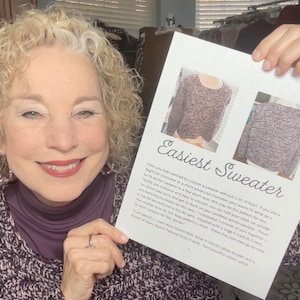 Easiest Sweater - Crochet Pattern - Etsy