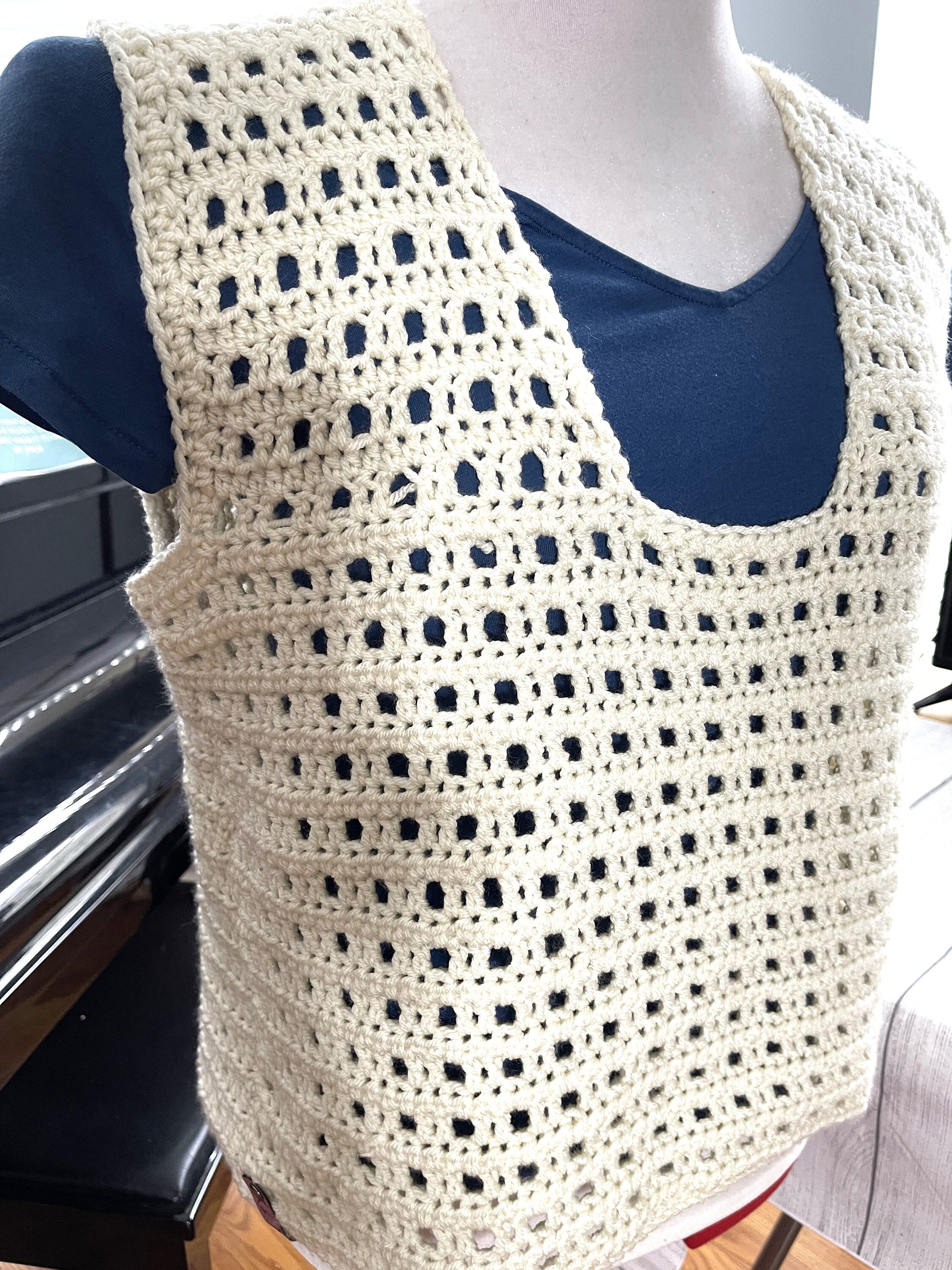 Summer Vest -- Crochet Pattern - Etsy