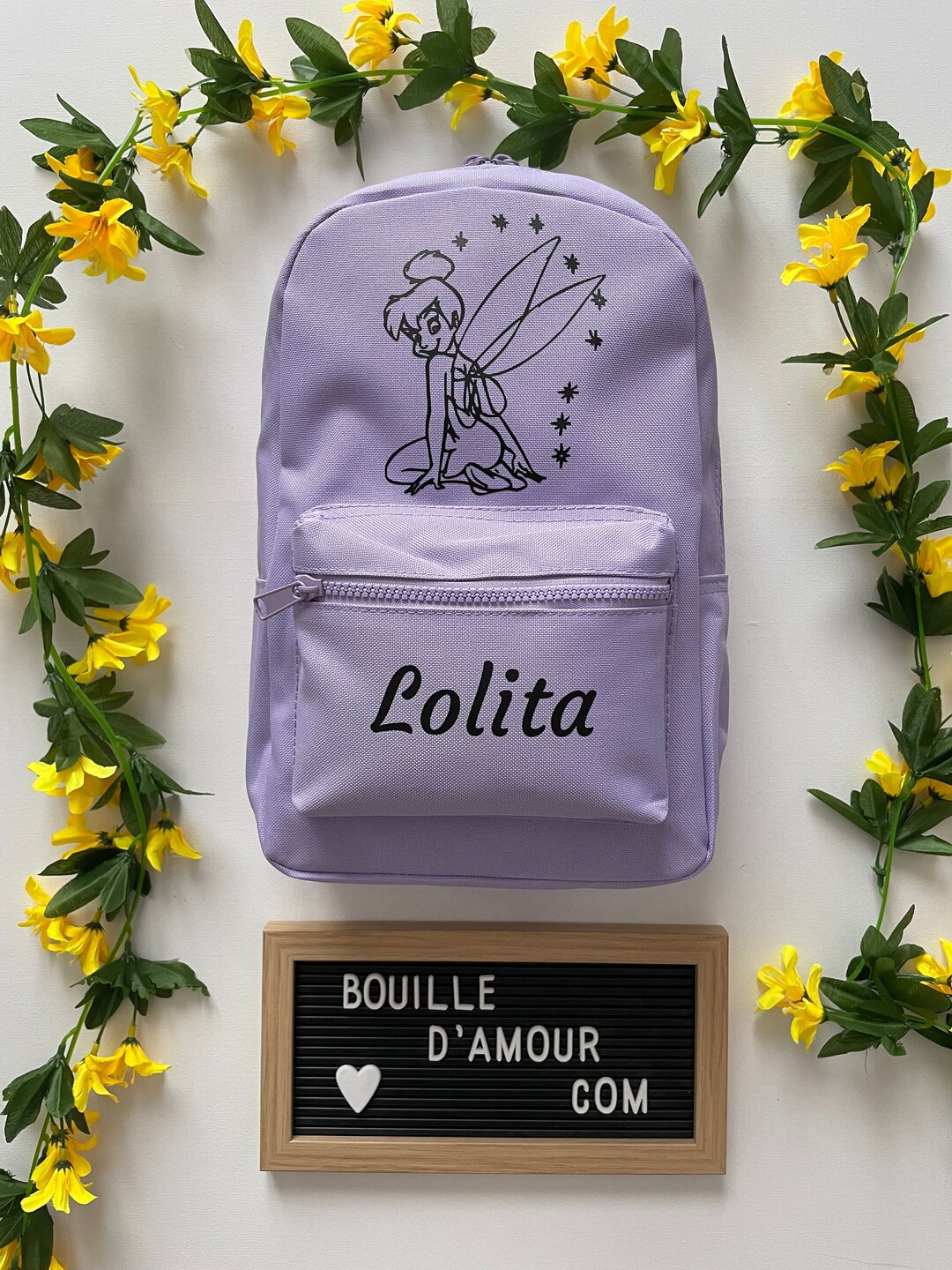 Tinkerbell Children's Backpack Personalized Backpack Kindergarten ...