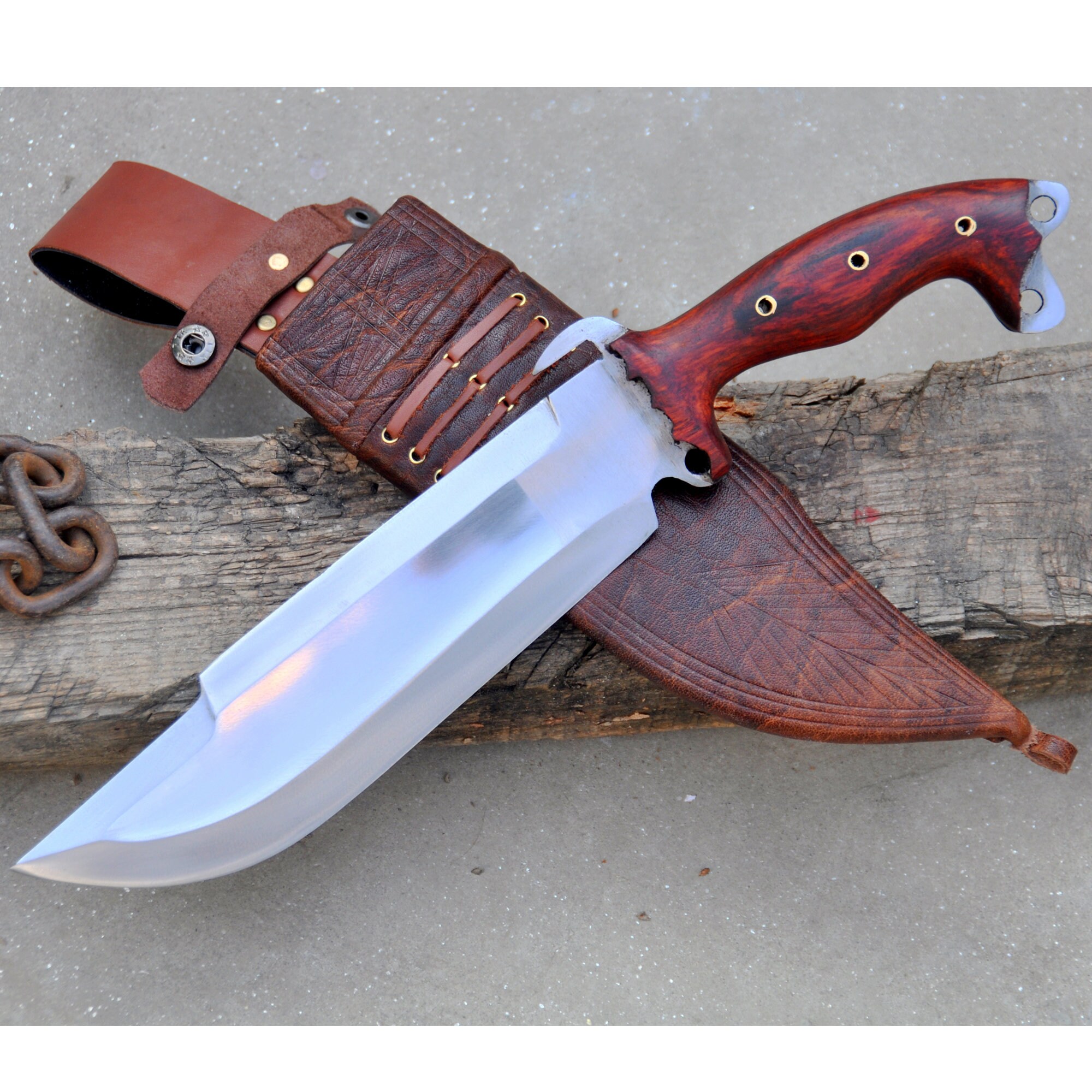 Everestforge 10 Inches Blade Predator Bowie-knife-hand | Etsy